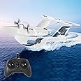 Amazon.com: fisca Remote Control Airplane RC Amphibious Plane 2.4Ghz 3 ...