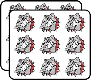 Amazon.com: Bulldog Vinyl Stickers 2" Each 18 Pack Stickers Durable and ...