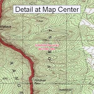 Amazon.com : USGS Topographic Quadrangle Map - Schofield Barracks ...