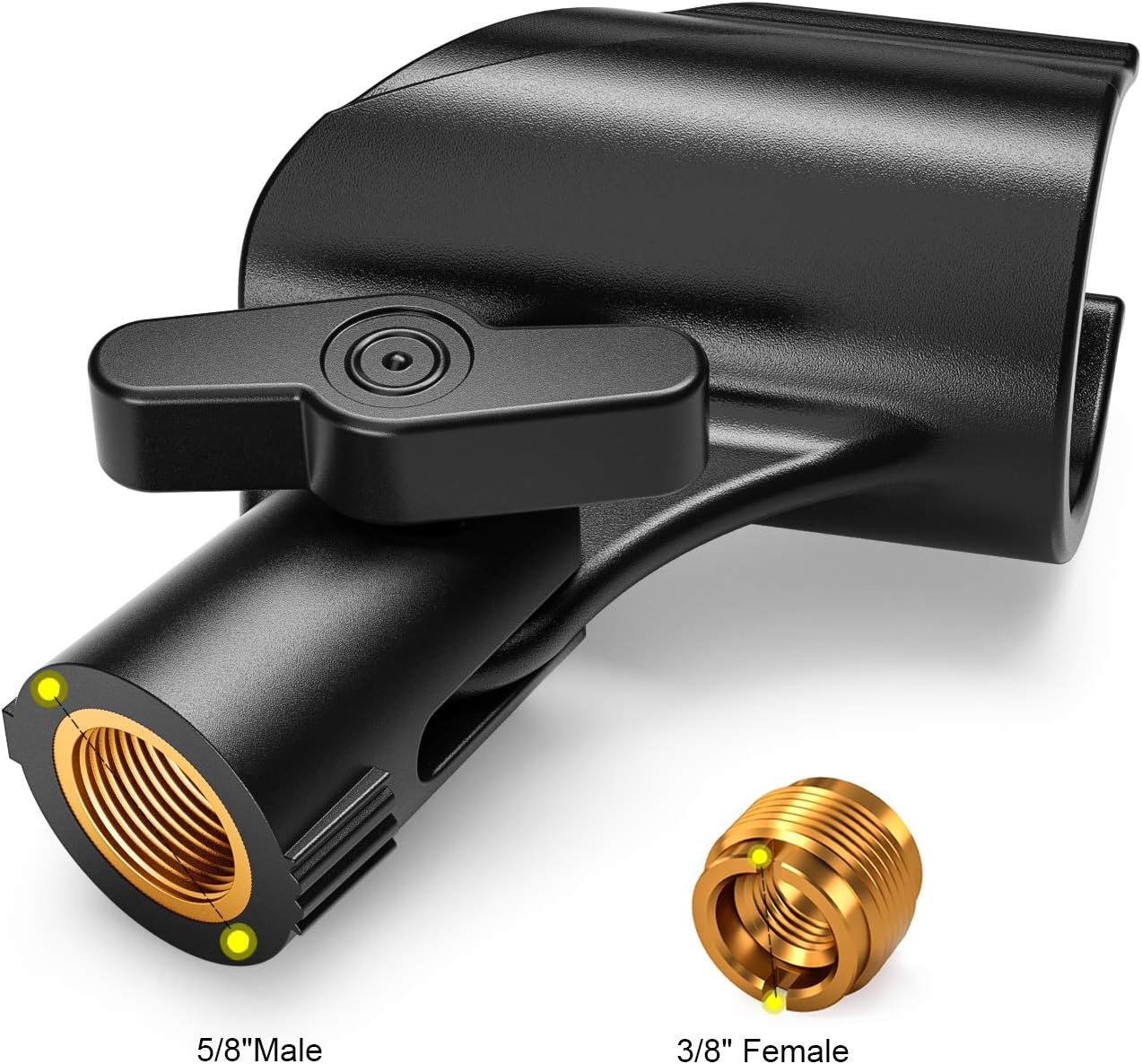 Universal Microphone Holder Clip 3-pack, Moukey Mic Holder Clip with 5/ ...