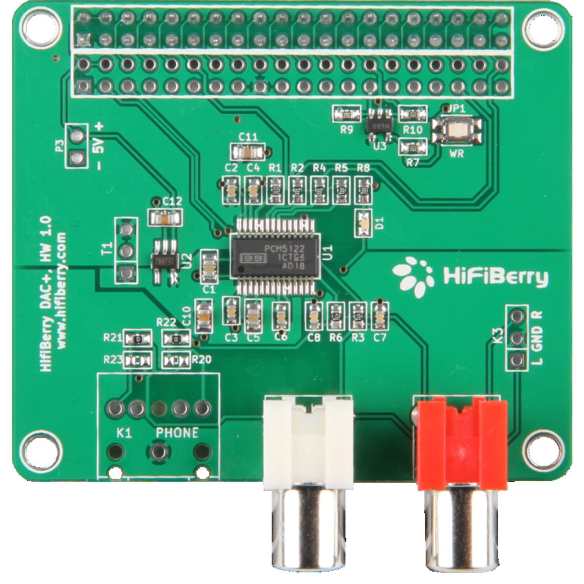 Mua Hifiberry DAC + Standard for Raspberry Pi – RCA Version Hifiberry ...
