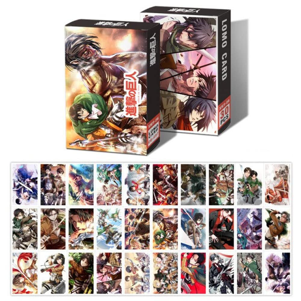 Mua Attack on Titan Mini Postcard Cards Set - 30 Piece Lomo Card Set ...