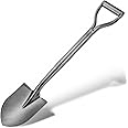 Amazon.com : Shovel, All Metal Shovels for Digging, Heavy Duty Shovel with D-Handle and Hardened ...