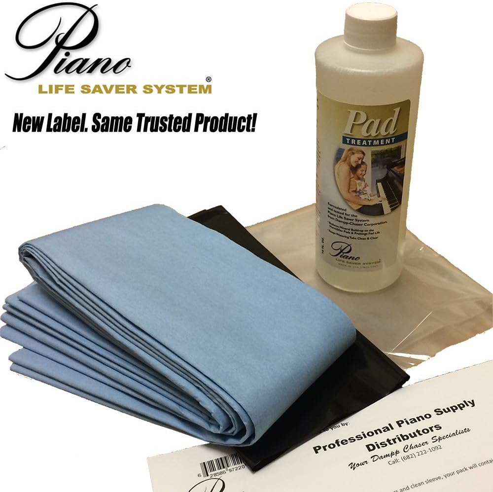 Dampp-chaser Piano Humidifier Treatment 16 Oz Bottle + 4 Pads + 2 ...