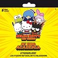 Amazon.com: Hello Kitty and My Hero Academia - Mini STICKERLAND Pads-6 ...