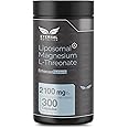 MAGNESIUM L-THREONATE 300 capsulas (2100mg por porcion), L-Treonato de ...