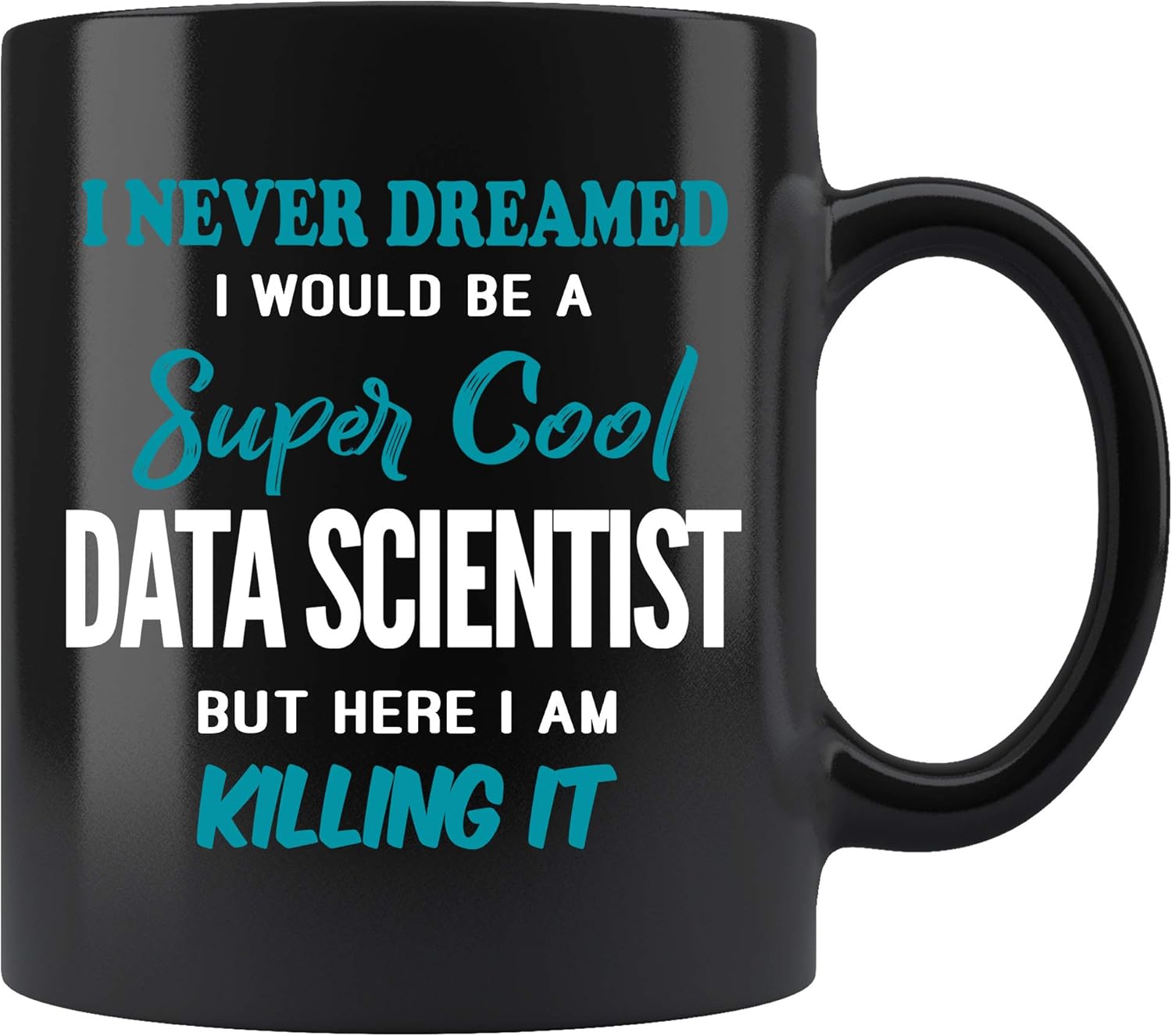 Amazon.com: Data Scientist Coffee Mug. I Never Dreamed I Would Be A ...