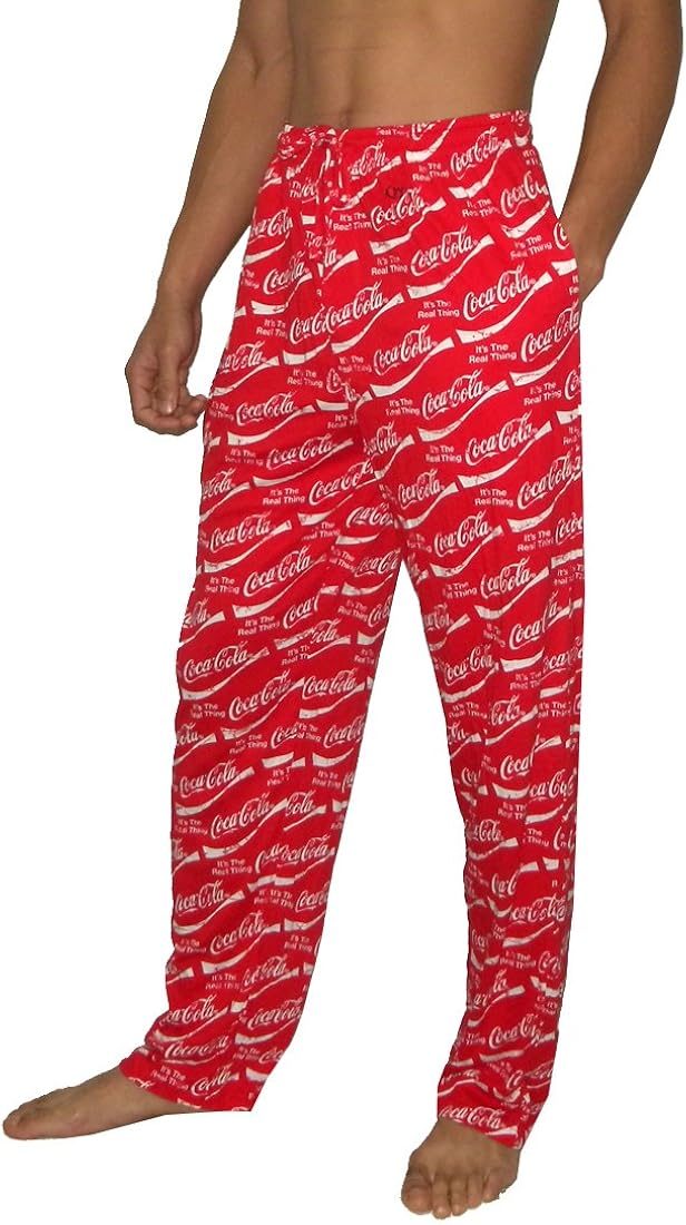 Coca Cola Mens Cotton Sleepwear/Pajama Pants (Size: M): Amazon.co.uk ...