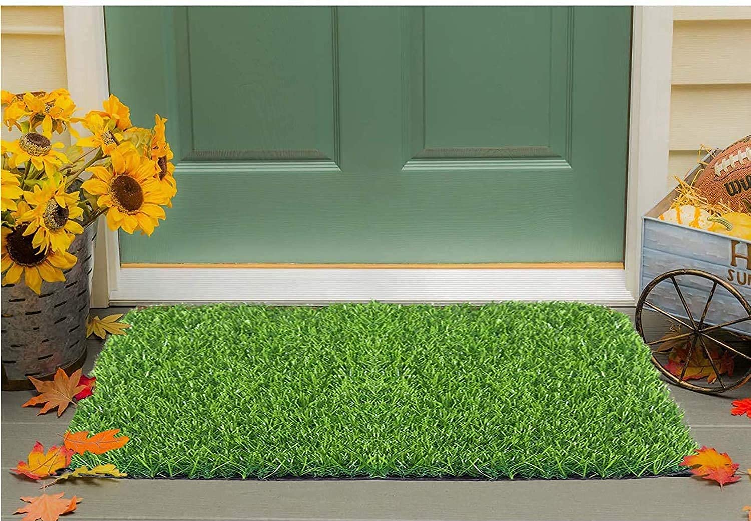 Weave & Decor High Density Artificial Grass Carpet Mat for Balcony ...