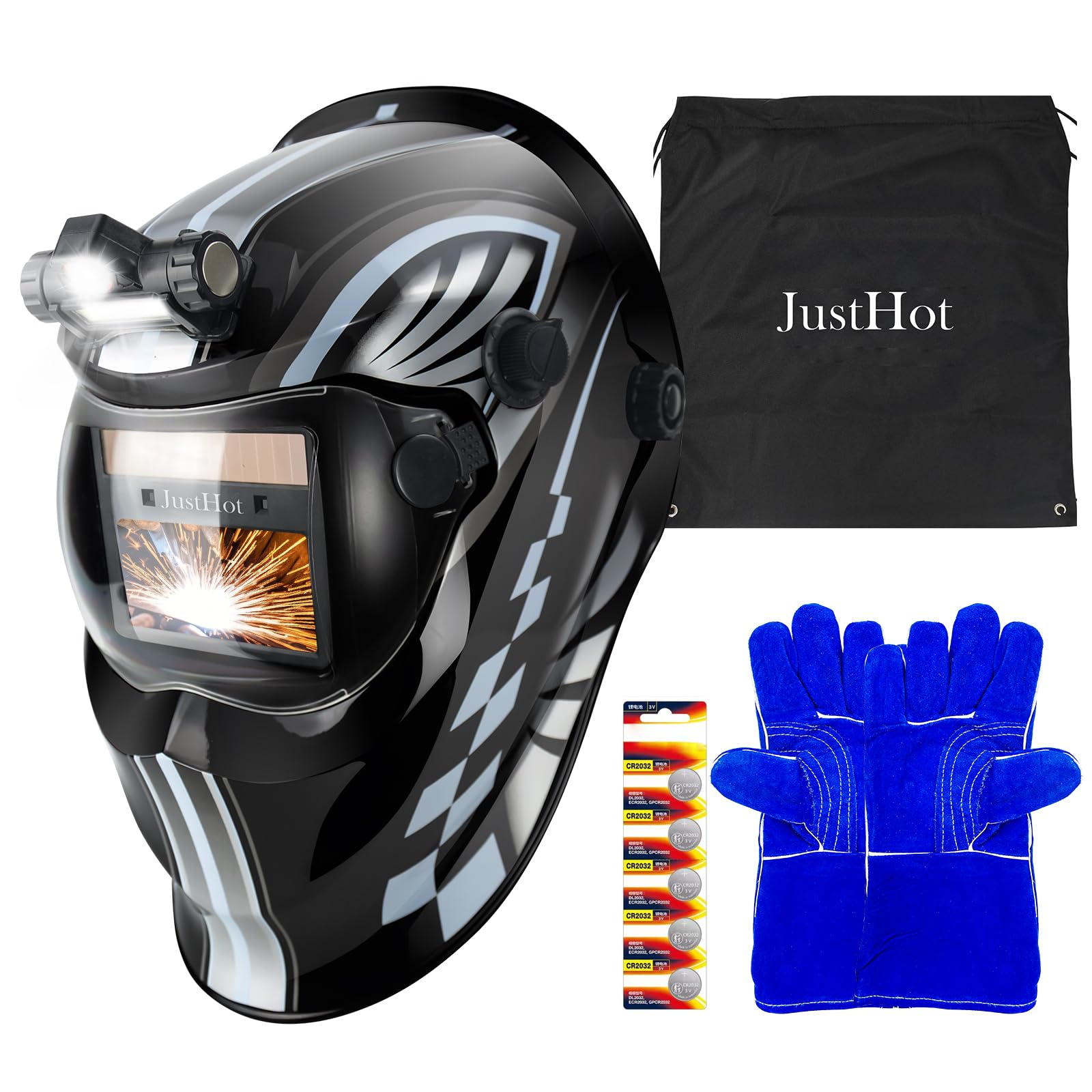 Harbor Freight Welding Helmet Auto Darkening Solar Powered Hood With ...