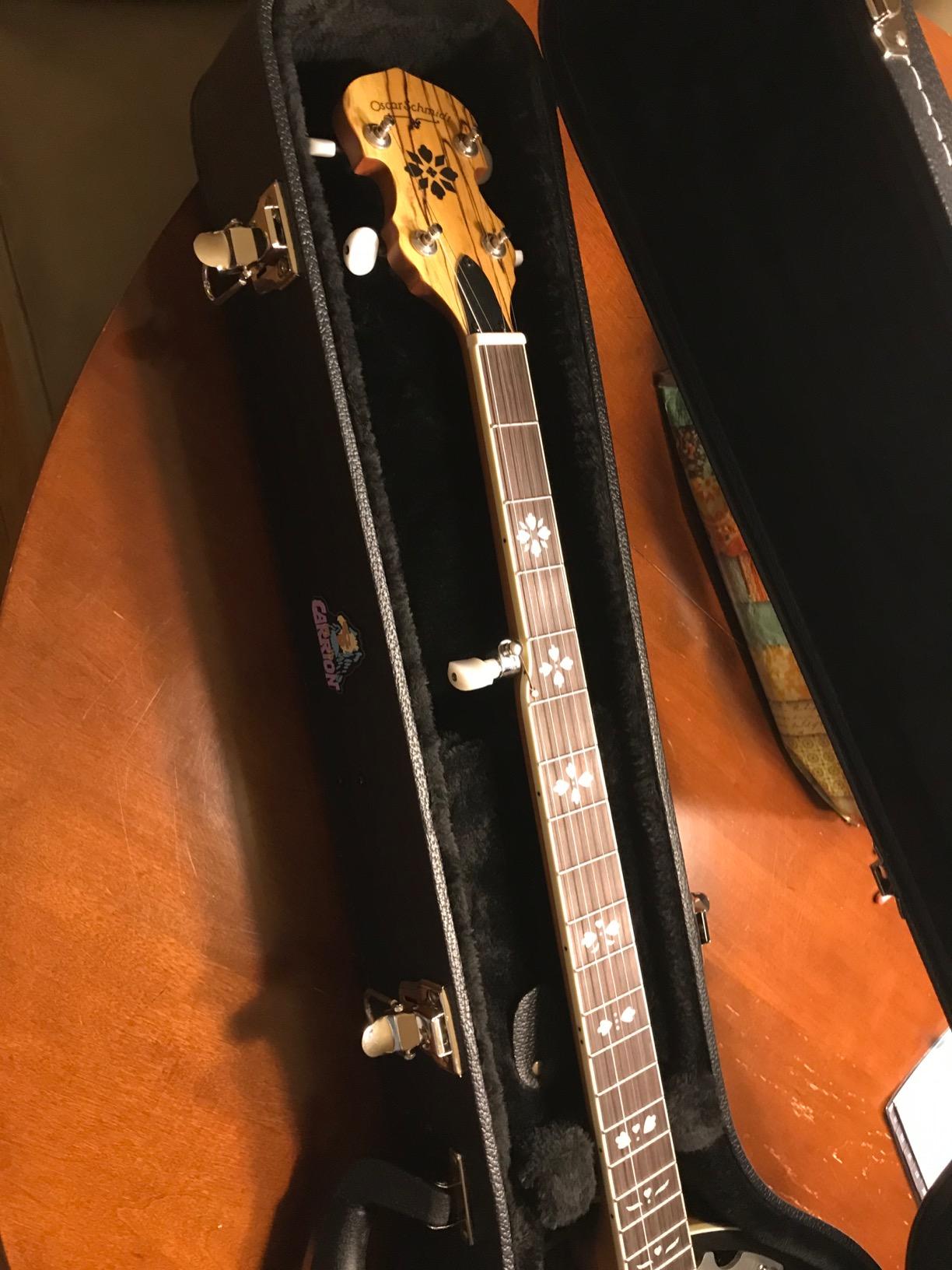 $47/mo - Finance Oscar Schmidt OB5SP 5-String Banjo with Spalted Maple ...