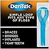 DenTek Floss Threaders for Braces, Bridges & Dental Implants, 50 Count ...