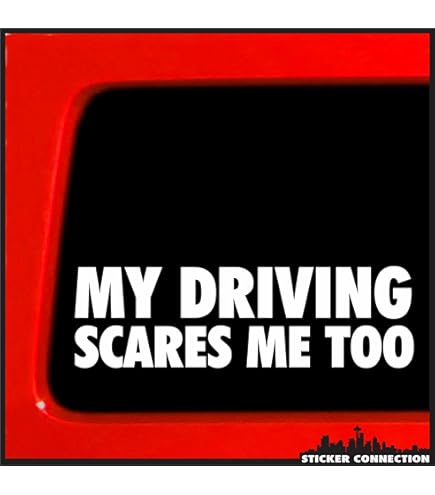 My Driving Scares Me Too SVG Car Decal Svg Car Stickers Svg Window