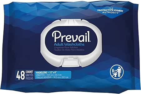 Prevail Adult Washcloths Soft Pack, 48 Count Pack: Amazon.ca: Health ...