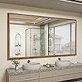 Amazon.com: SMIROR 66 x 36 Inch Rustic Bathroom Mirror for Over Sink ...