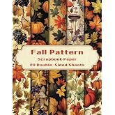 Fall Linen Scrapbook Paper: 20 Double-Sided Sheets for Journaling ...
