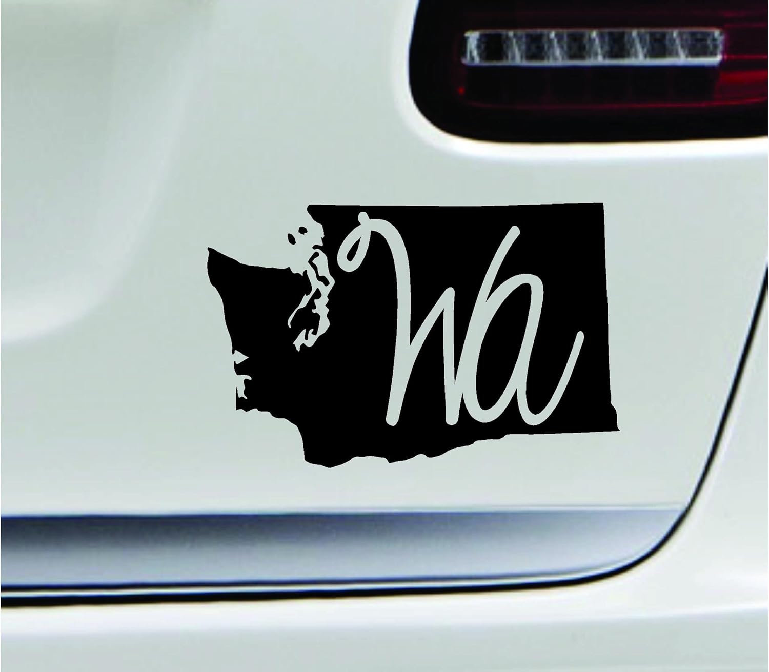 Amazon.com: State Initial Washington Symbol Decal Family Love Car Truck ...
