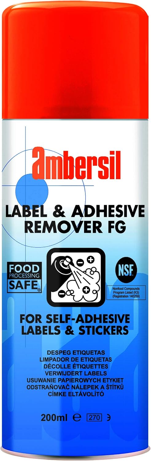 30254-AA AMBERSIL LABEL & ADHESIVE REMOVER FG NSF REGISTERED ADHESIVE ...