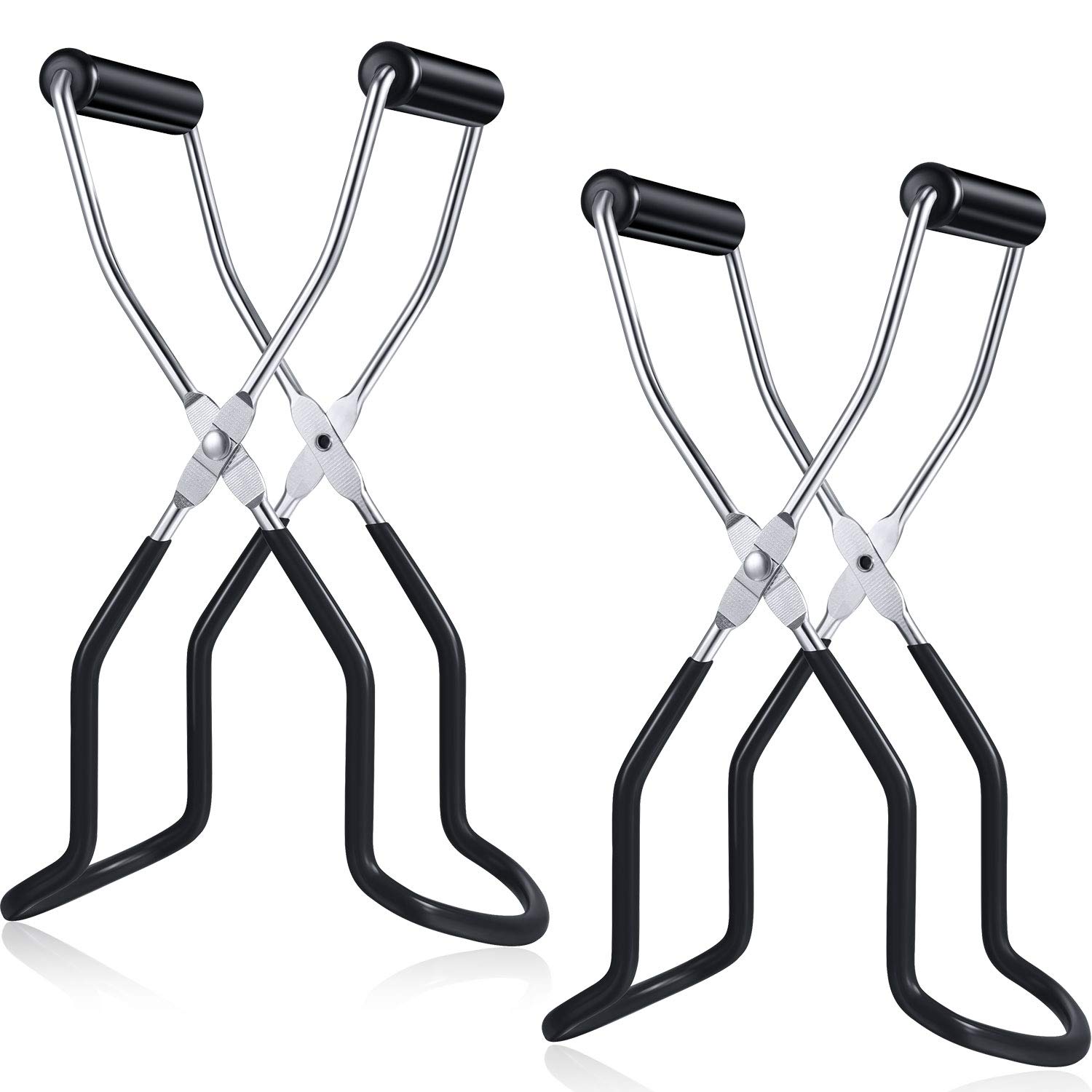 Canning Jar Lifter Tongs Stainless Steel Jar Lifter with Grip Handle ...