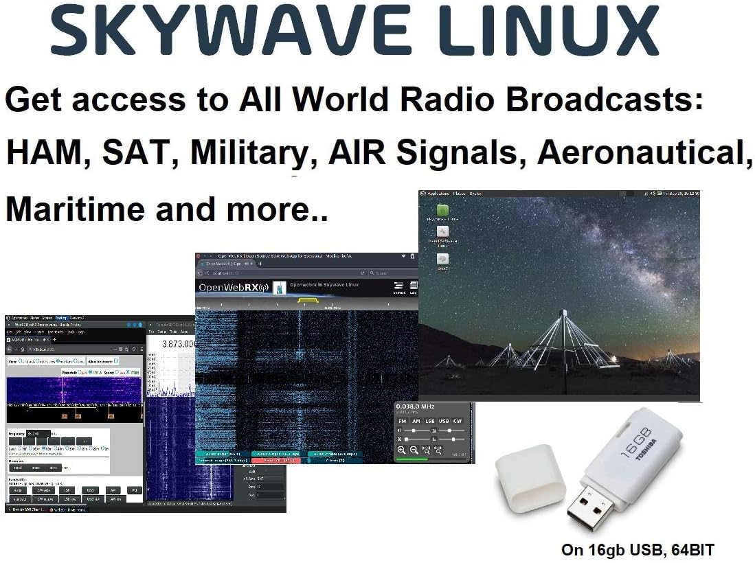 SKY-WAVE LINUX – Access World Radio: Ham, Sat, Military, AIR Signals, Maritime. – BigaMart