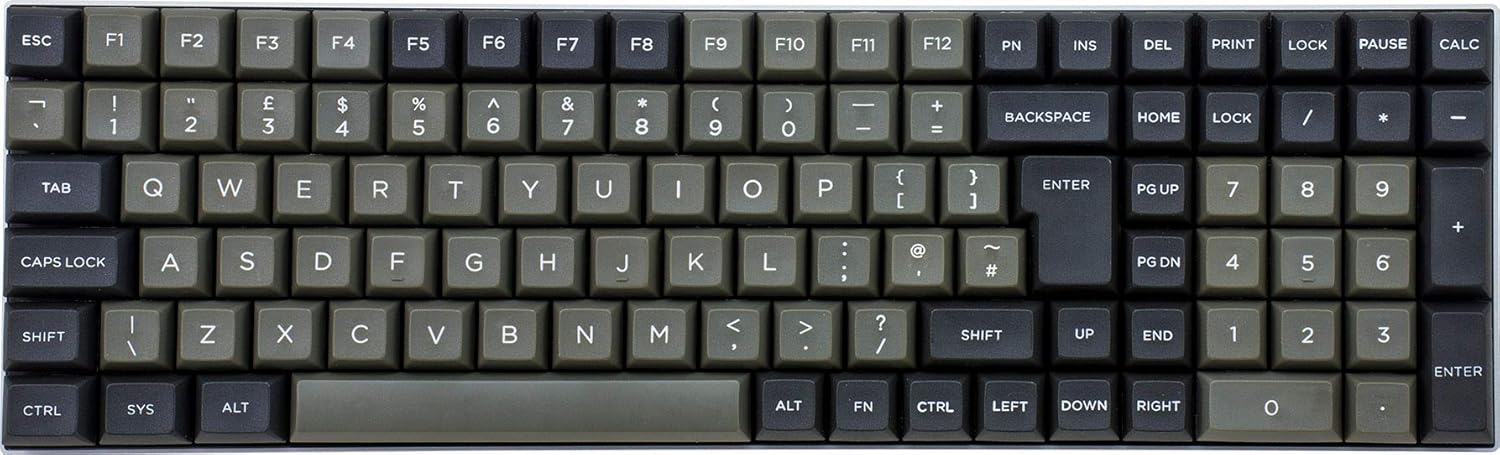 Vortexgear Vortexgear Vortex Tab 90M Double Shot PBT VSA Profile Cherry MX Red Switch UK Layout ...