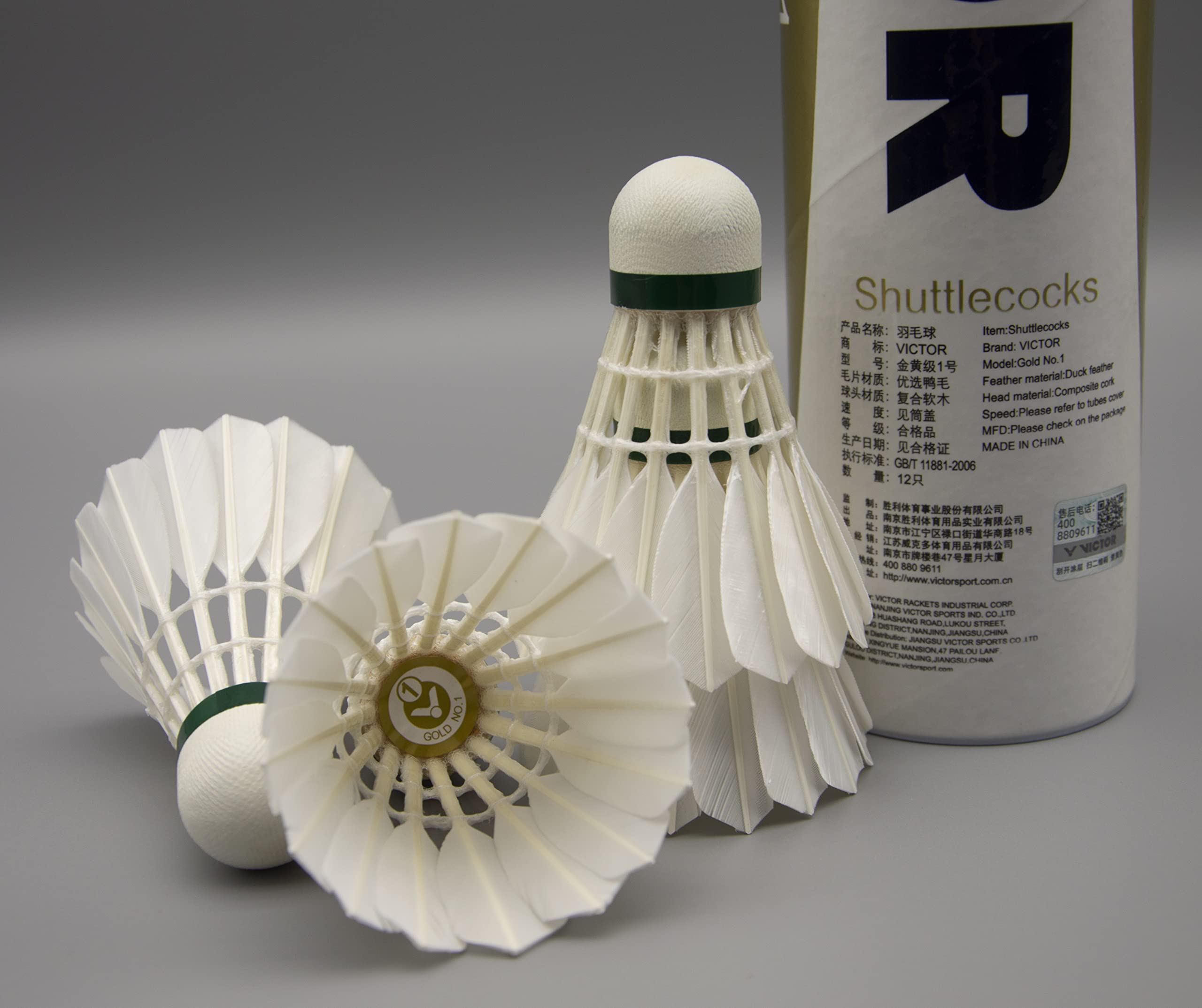 Mua Victor Gold No.1 Badminton Shuttlecock Birdy 12-Pack trên Amazon Mỹ ...