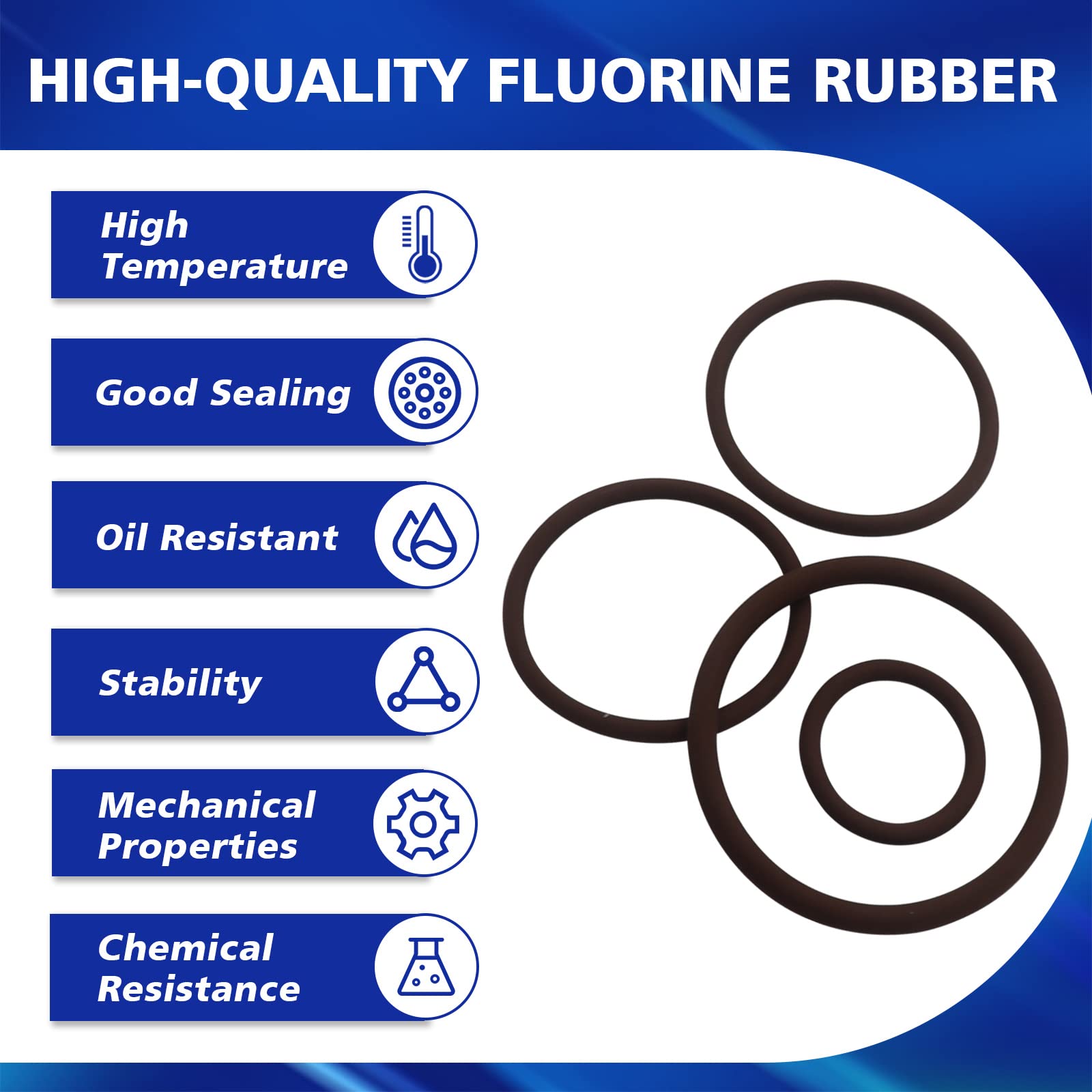 Mua FKM O Ring Kit 386 Pcs- with Pick & Installation Remover Tool ...