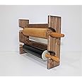 Amazon.com: Rolling Pin Rack with Two Slots - Wood Rolling Pin Rack ...