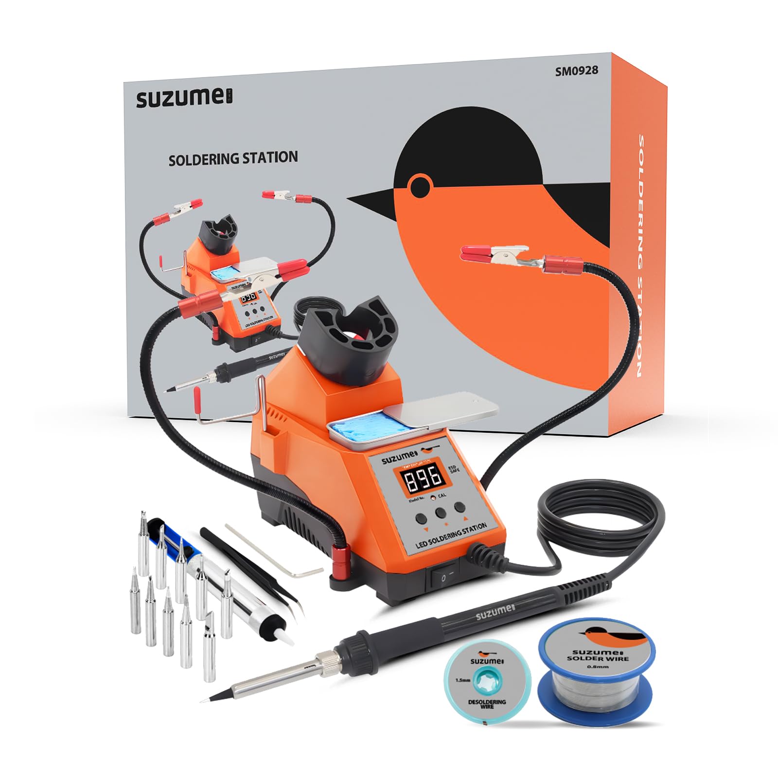 60W Digital Soldering Station Fast Heating Precision Temperature ...