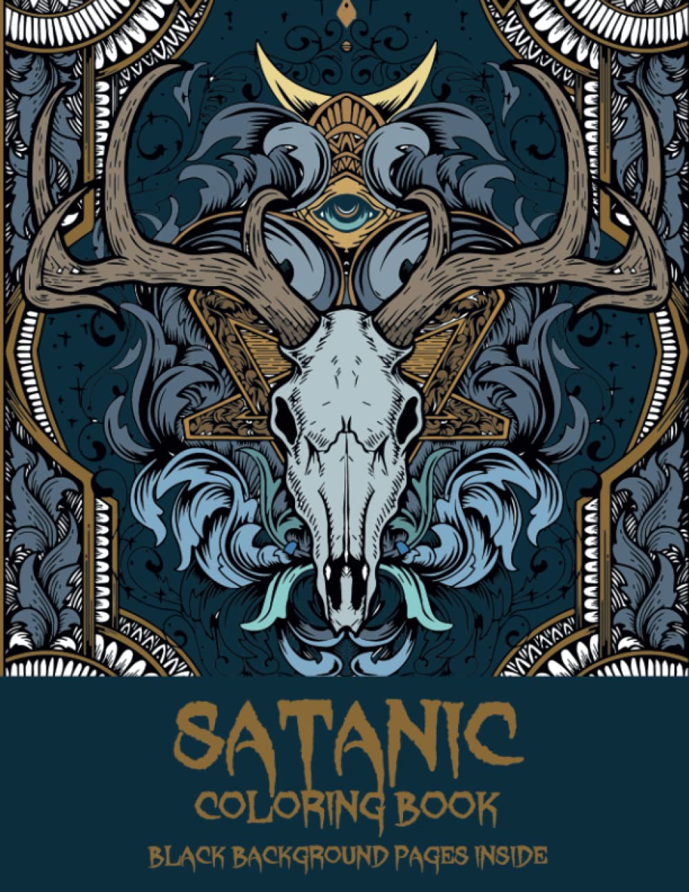 Mua Satanic Coloring Book Including Baphomet, Fallen Angels, Demons ...