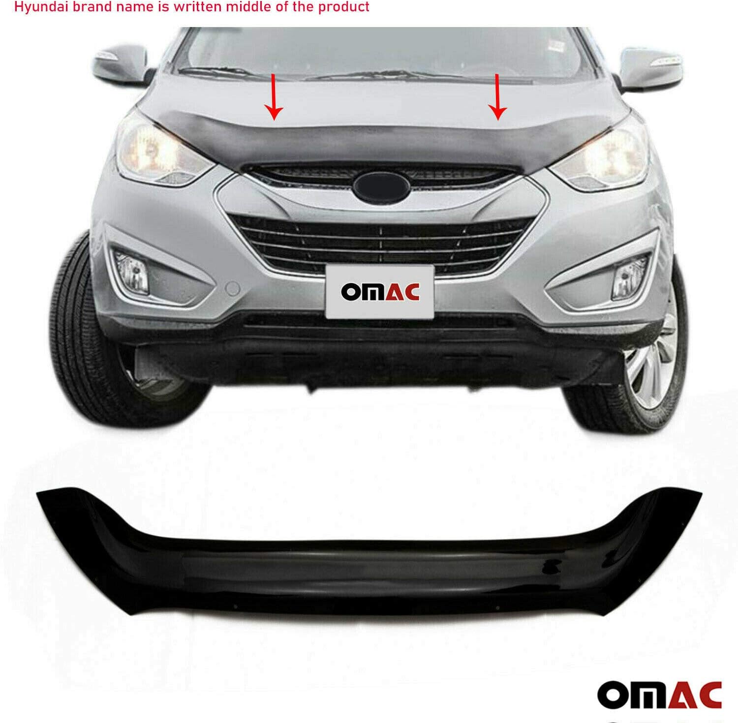 Amazon.com: OMAC Front Bug Shield Hood Deflector Guard Bonnet Protector ...