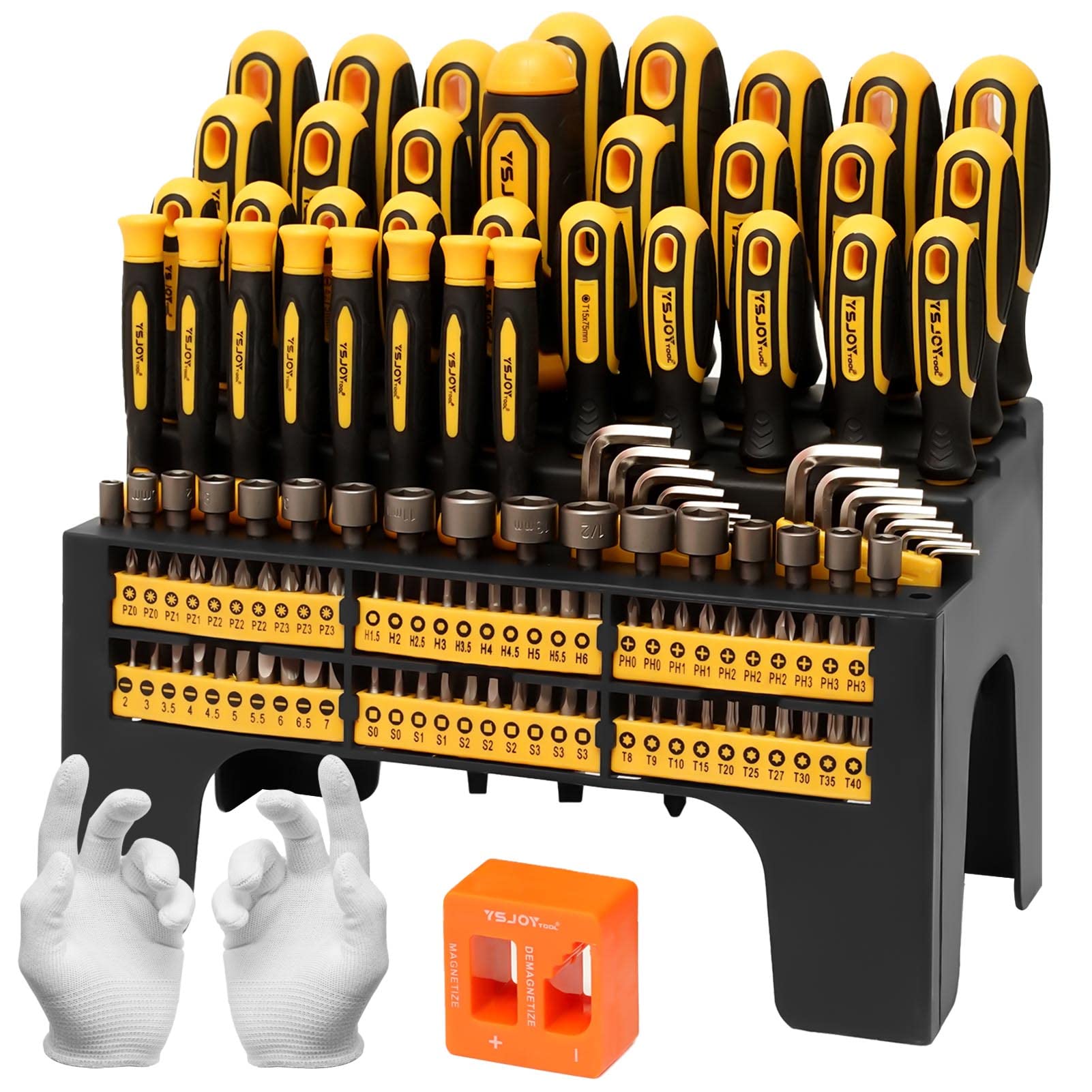 Mua 131-Piece Magnetic Screwdriver Set with Plastic Ranking, Includes ...