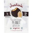 Amazon.com : JUSTINS Organic Super Dark Chocolate Peanut Butter Cups, 4 ...