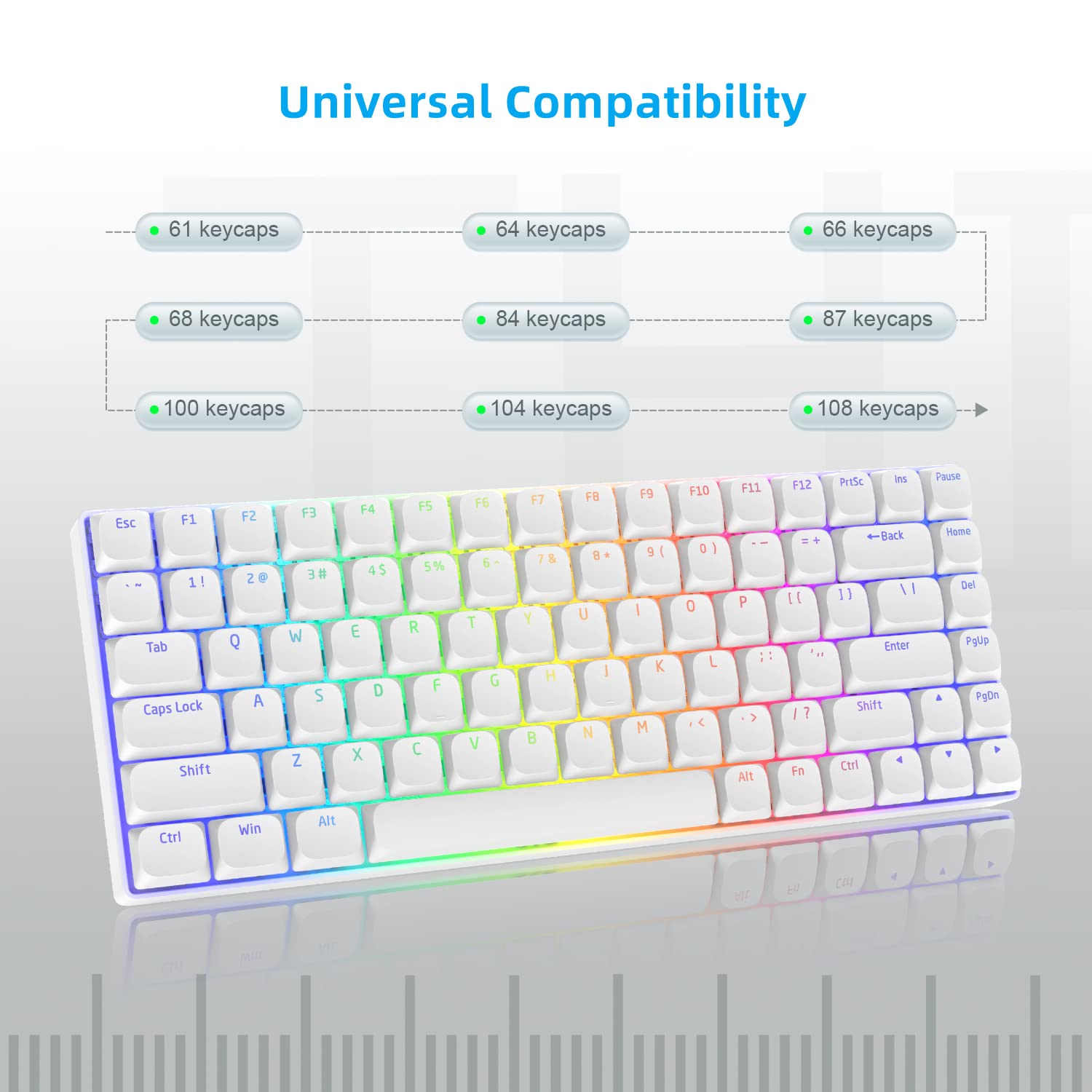 Mua Womier Low Profile Keycaps, Shine Through Keycaps, Custom Keyboard ...
