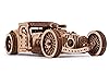 Wood Trick Hot Rod Wooden Model Car Kit to Build - Rides up to 32 feet ...