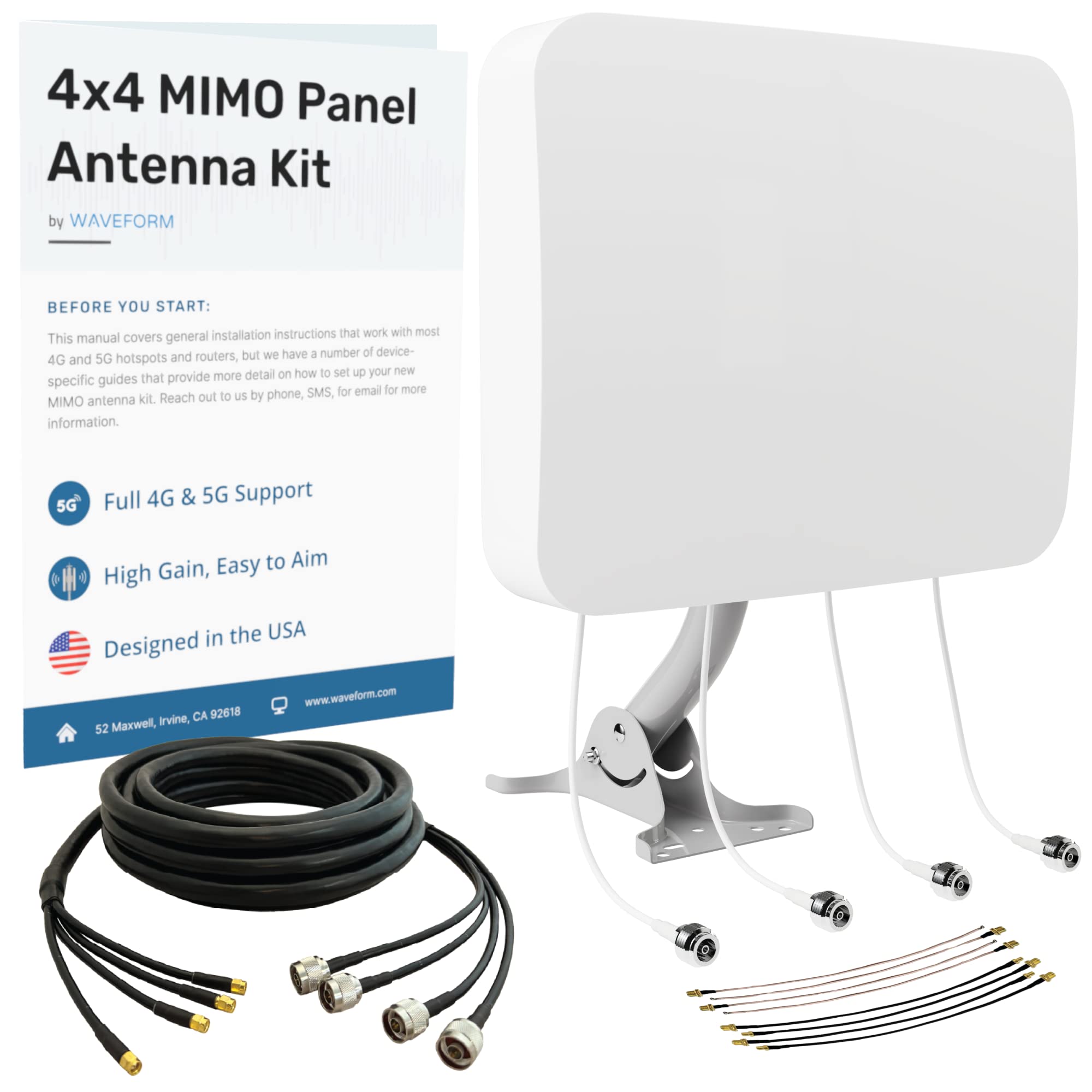 Mua Waveform QuadPro 4x4 MIMO Panel Antenna Kit | External Antenna for ...