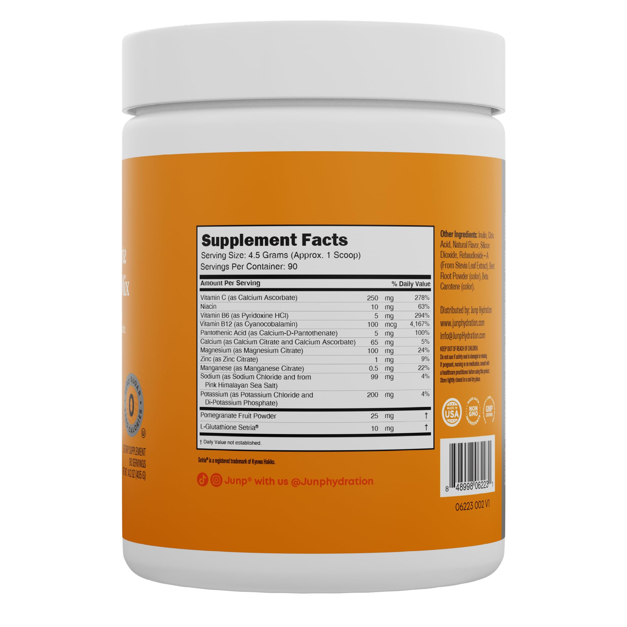 Mua JUNP Electrolytes Powder No Sugar No Carbs – Sweet Tangy Citrus ...