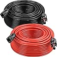 Amazon.com: MOOKEERF Solar Panel Extension Cable - 10AWG 100FT Solar ...