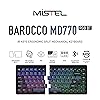 Mistel BAROCCO MD770 RGB Wireless Split Mechanical Keyboard, TKL ...