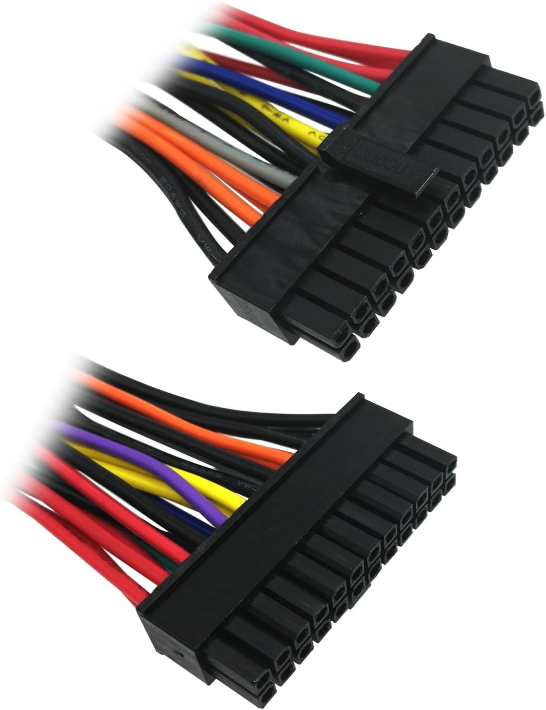 COMeap 24 Pin Female to Mini 24 Pin Male ATX Main Power Adapter Cable ...