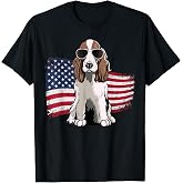 Amazon.com: English Springer Spaniel Dog T-Shirt : Clothing, Shoes ...