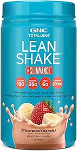 Amazon.com: GNC Total Lean Lean Shake + Slimvance - Strawberry Banana ...