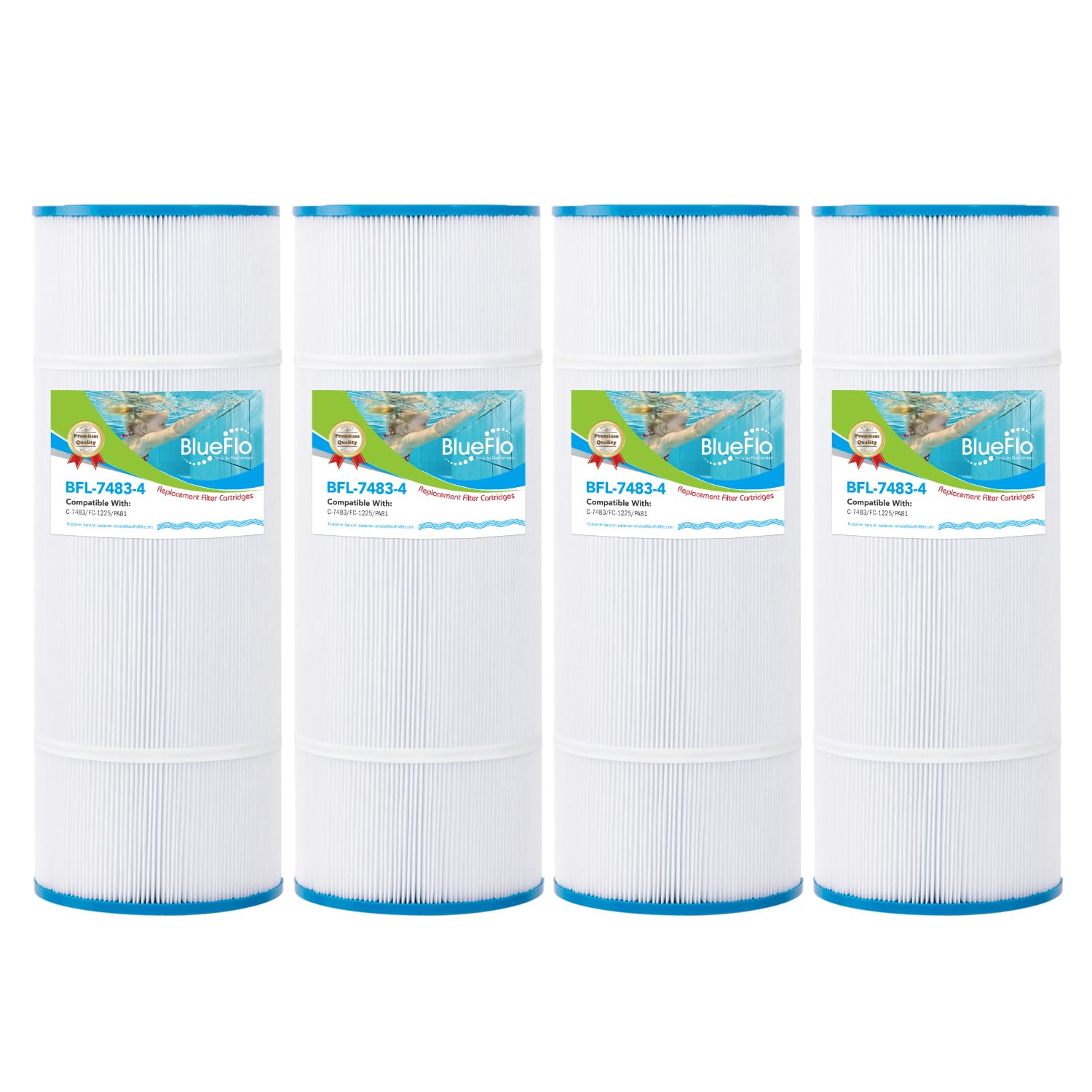 BLUEFLO Pool Filter Cartridge Replacement for Pleatco PA81, Unicel C ...