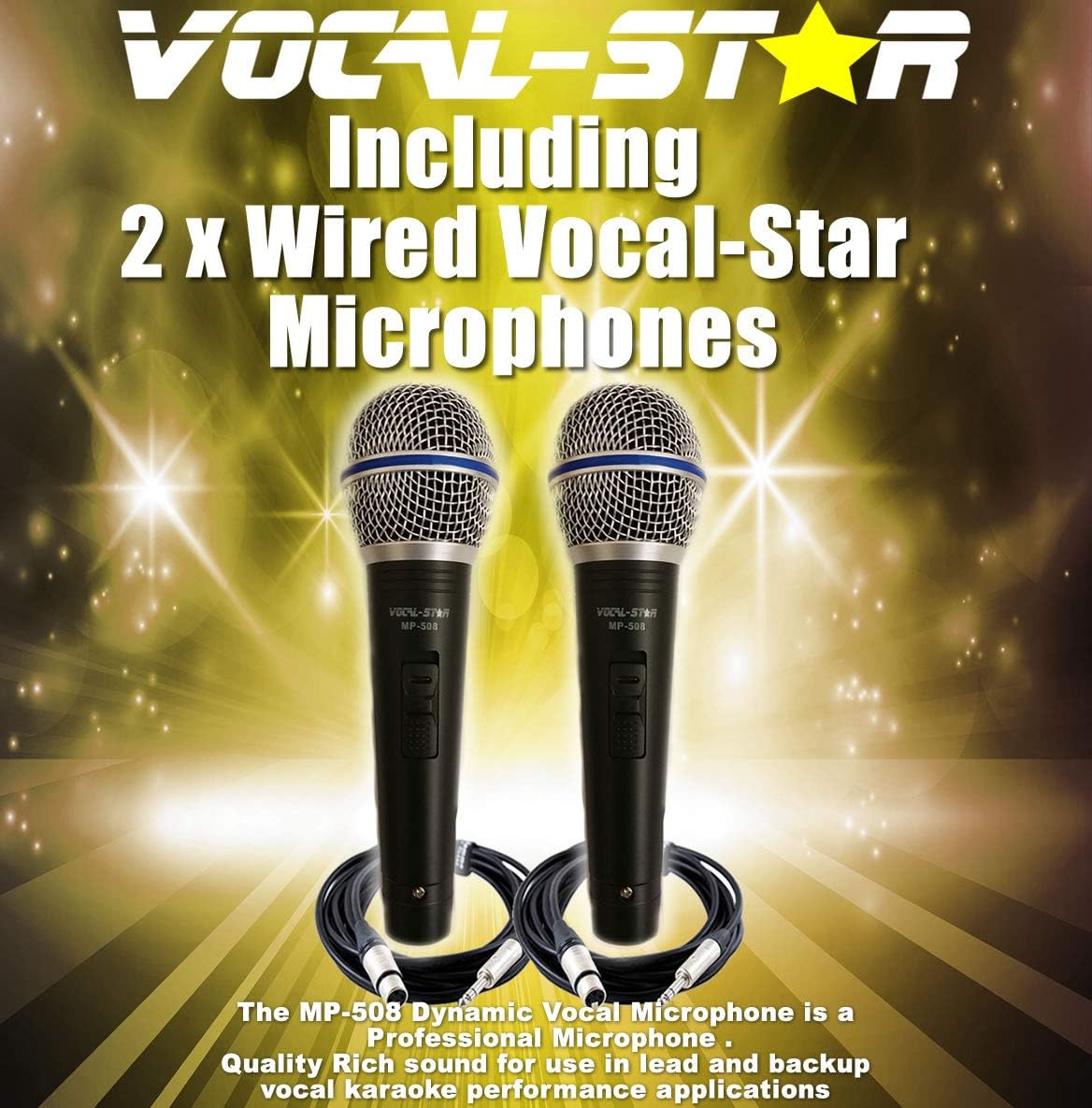 Vocal-Star VS-1200 CDG DVD HDMI Karaoke Machine With Bluetooth ...