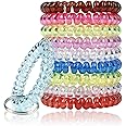Amazon.com : BIHRTC 10pcs Colorful Stretchable Plastic Coil Wrist Band ...