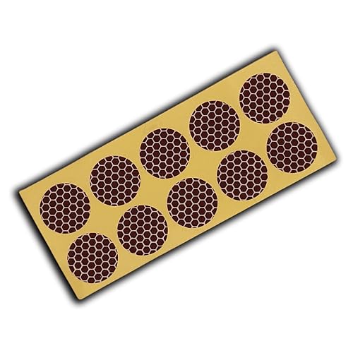 Round Match Striker Stickers - Brown Color Adhesive Paper Sheets ...