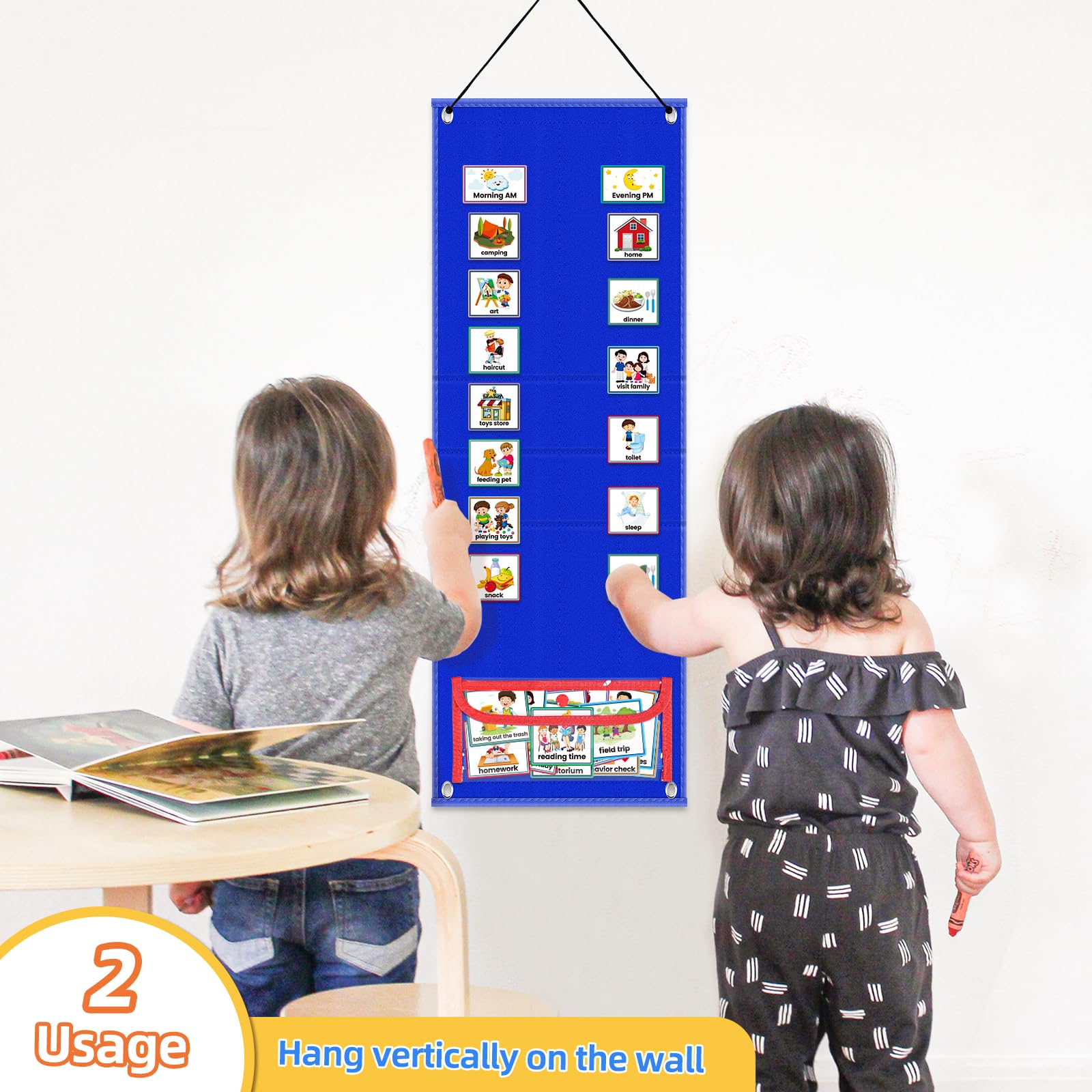 Mua ALSLEA Visual Schedule for Kids with Autism Chore Chart for Toddler ...