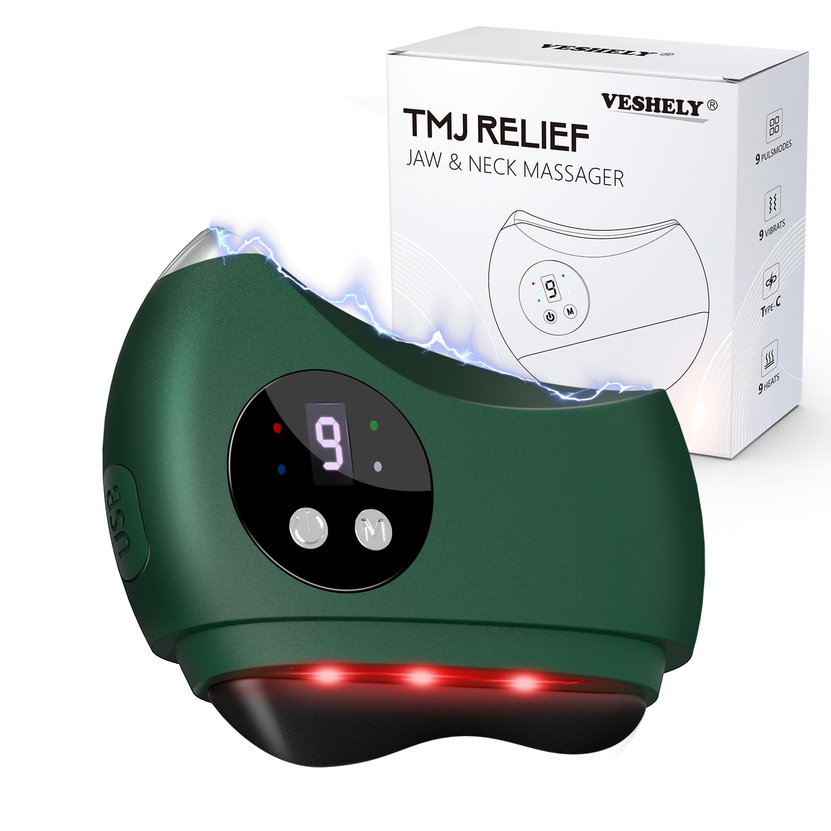 VESHELY TMJ Relief Products Jaw, TMJ Relief Massager, Effective Jaw ...