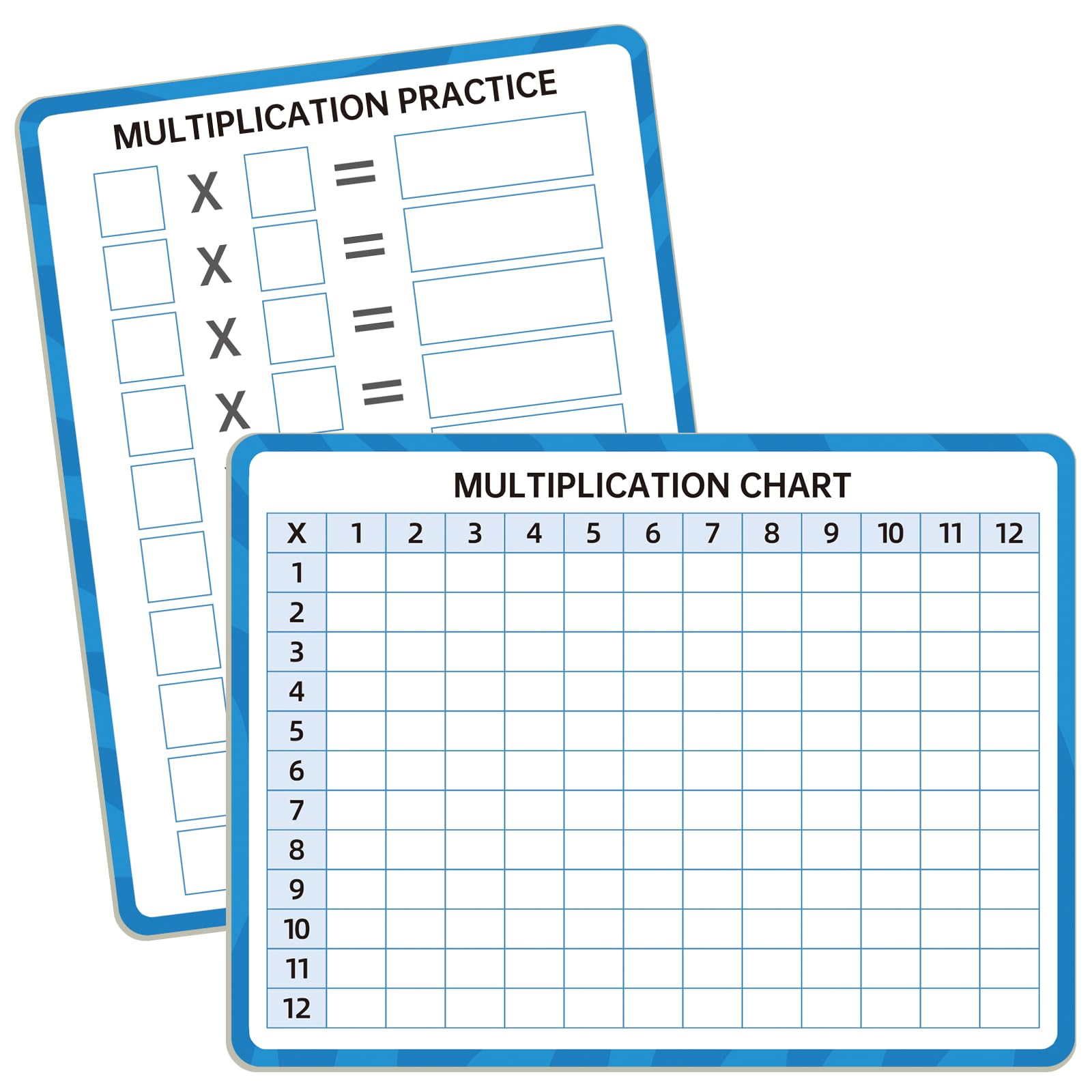 Multiplication Table Chart Dry Erase Multiplication Math Board ...