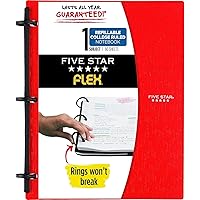 Mead Five Star Flex 1 Subject College Ruled: 0043100081203: Amazon.com ...
